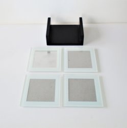 Green Tree Gallery Glass Coaster Frames, Set/4