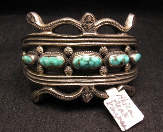Verdy Jake ~ Navajo ~ Turquoise Sterling Silver Bracelet