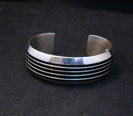 Native American Navajo Sterling Silver Unisex Cuff Bracelet Tom Hawk