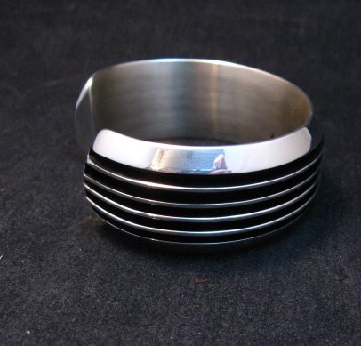 Native American Navajo Sterling Silver Unisex Cuff Bracelet Tom Hawk