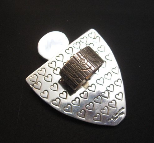 Huge Navajo Alex Sanchez Turquoise Silver Maiden Ring sz9