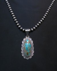 Navajo Sunshine Reeves Royston Turquoise Pendant