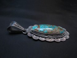 Navajo Sunshine Reeves Royston Turquoise Pendant