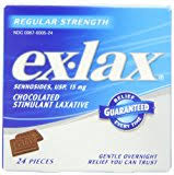 Case of 12-Ex-Lax Stimulant Laxative Regular Strength Chocolated 2