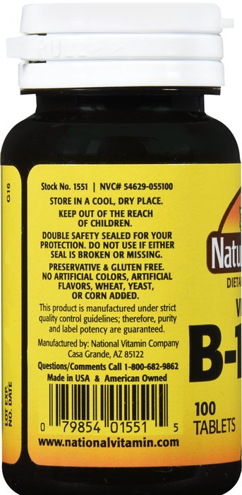 N/B Vit B-12 2500 mcg Tab 100 By National Vitamin Co