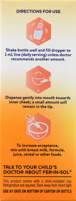 Fer-In-Sol 15 Mg/ml Drp 50ml By Mead Johnson/Nutr