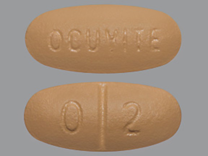 Ocuvite Nutrition For Eyes Tablets 120 Count By Valeant Pharma