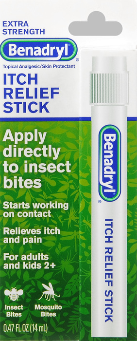 Benadryl Itch Relief Stick 0 47 Oz By J&J Consumer Health