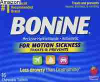 Bonine 25mg Chew Tablet 16 Count