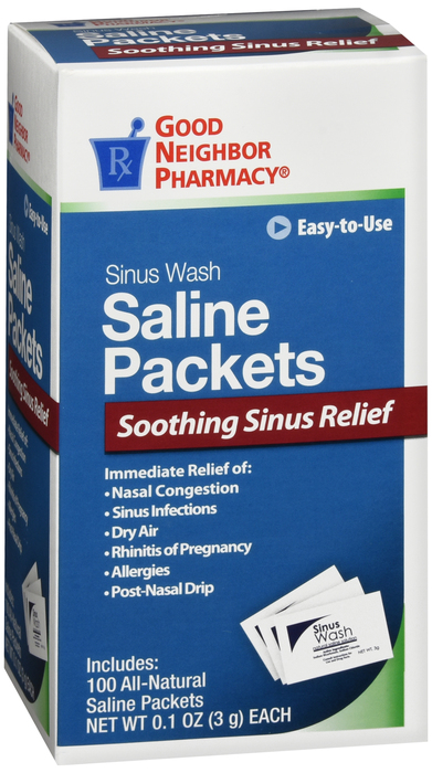 Pack of 12-GNP Sinus Wash Refill Powder 100