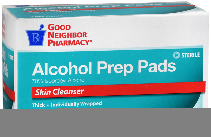 Pack of 12-Good Neighbor Pharmacy Sterile Alcohol Swabs 100ct