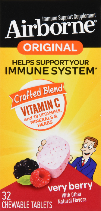 Airborne Immune Support Supplement 75 Gummies By Reckitt Benckiser