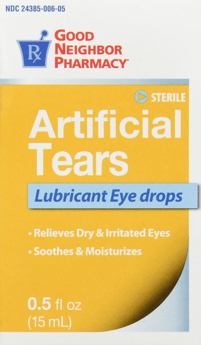 GNP Artifical Tears Drops 0.5 oz 15ml