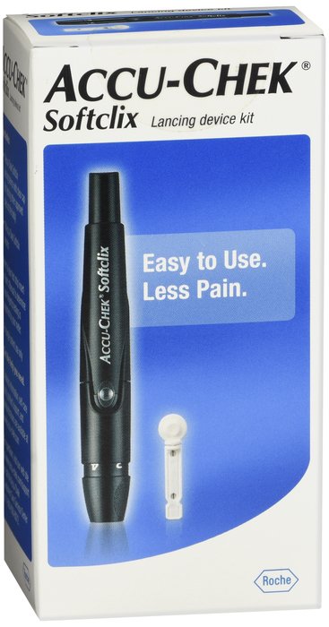 Accu-Chek Softclix Lancing Device Black By Roche Diabetes Care