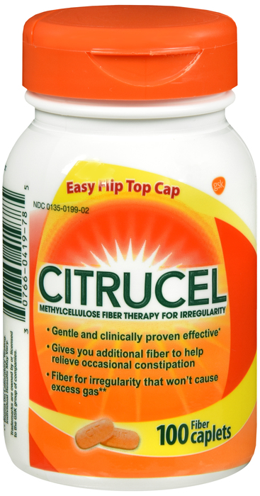 Citrucel Fiber Therapy For Regularity Caplets - 180 Count