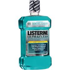 Listerine Ultra Clean Antiseptic Mouthwash Cool Mint - 50.7 Fl oz