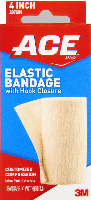 Case of 12-Ace Elastic Bandage W/Velcro 4 inches