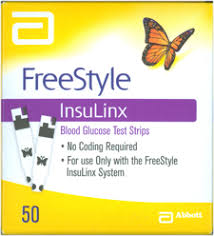 Freestyle Insulinx Test Strip 50Ct
