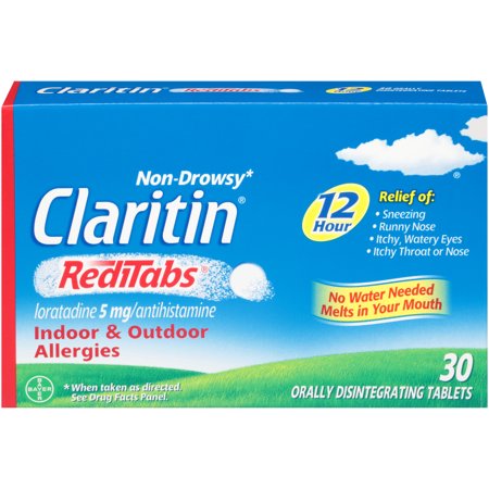 Claritin 5Mg 12Hr Tablet 30 Count Reditab By Bayer Corp/Cons Health