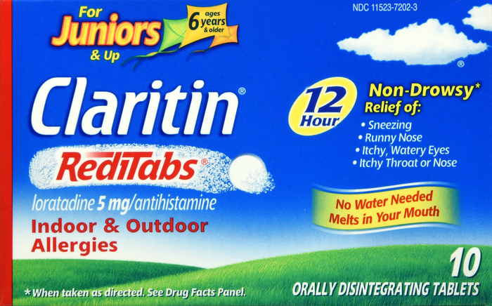 Claritin Child 5mg 12Hr Reditab 10 Count By Bayer Corp/Cons Health