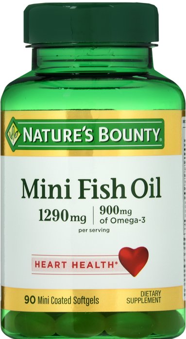 Fish Oil Mini Softgel 90 Count Nat Bounty