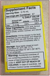 Case of12-Fe-Vite Iron Drops Child Alcl Free 15 Mg/ml Drp 50ml By Akorn ...