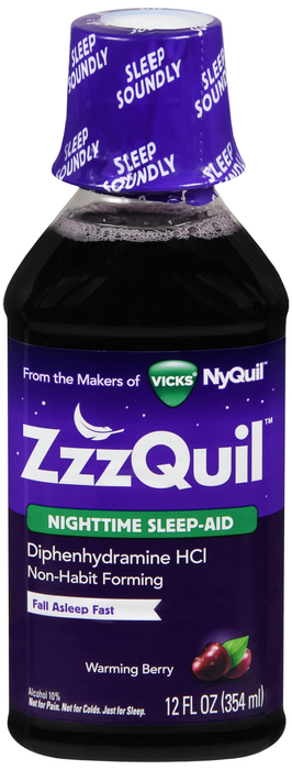 Zzzquil Nighttime Sleep-Aid Liquid 12Oz By P&G