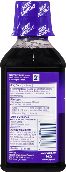 Zzzquil Nighttime Sleep-Aid Liquid 12Oz By P&G