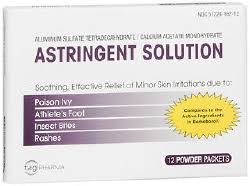 Astringent Solution Gen Domeboro Powder Packets 12 Pack/Box 1 Box ...