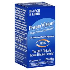 Preservision Eye Vitamin And Mineral Supplement Tablets - 120 Coun