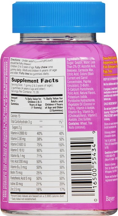 Flintstones +Extra Iron Chewable Tablets 90ct by Bayer Consumer Health