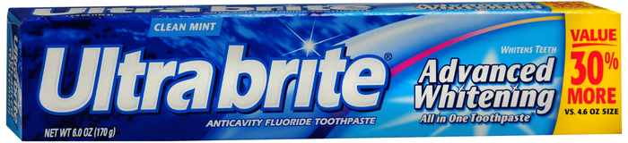 Case of 24-Ultra Brite Paste Toothpaste 6 oz By Colgate Palmolive USA