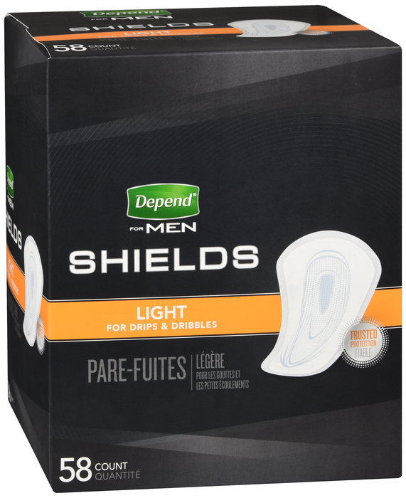 Depend Shields Men 3X58Ct
