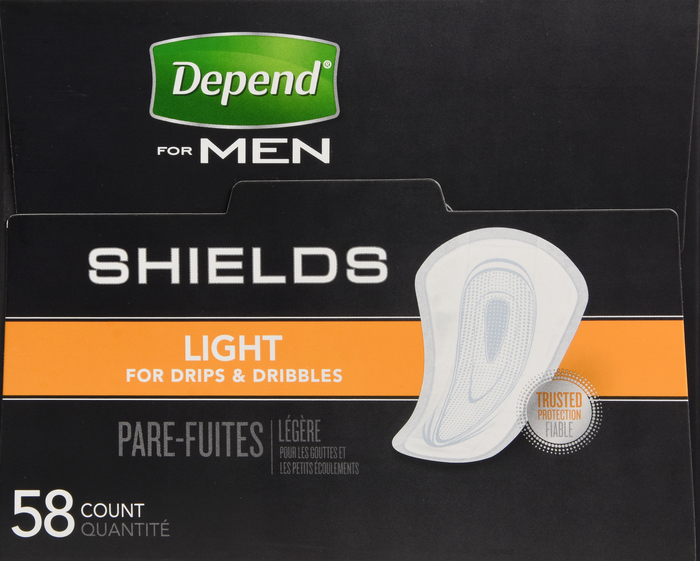 Depend Shields Men 3X58Ct