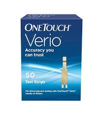 One Touch Strip Verio 50 Count Dme Lifescan