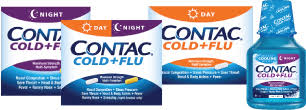 Contac Cold+Flu Tab 5-2-500Mg 24 Each One Case Of 1