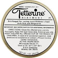 Tetterine Tin (Green) 1 Oz By S.S.S. Company