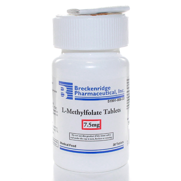 L-Methylfolate 7.5 mg Tab 30 By Breckenridge Pharma Gen Deplin