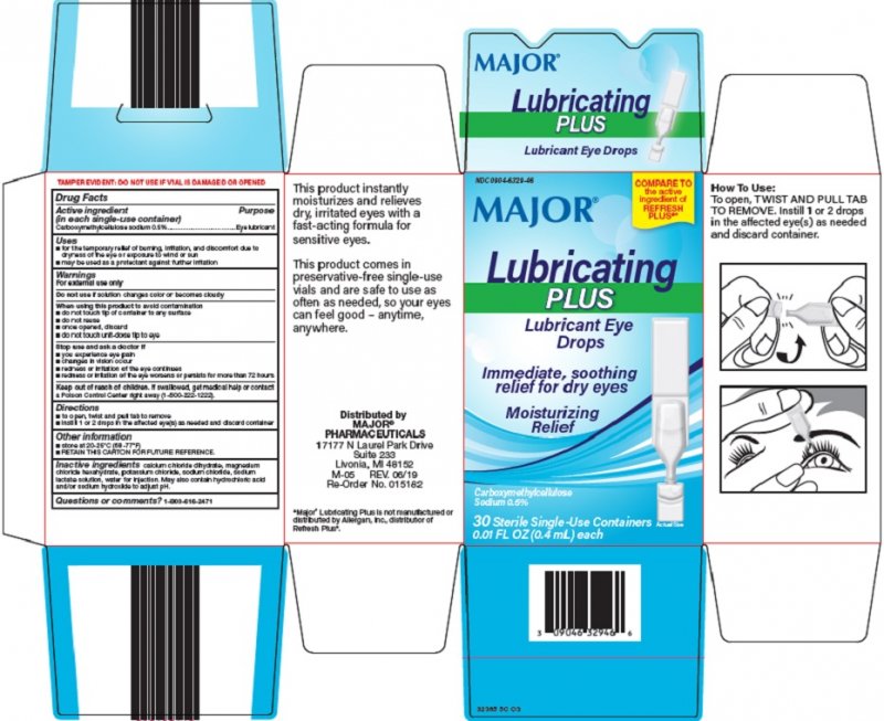 Lubricating Eye Drops Liquid 50X0.4 ml by Major Rugby Pharma Compare t ...