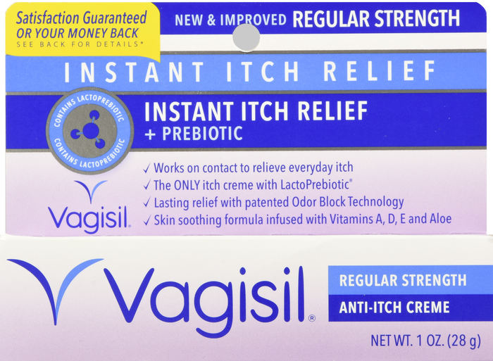 Vagisil Regular Strength Anti-Itch Vaginal Cream 1oz By Combe