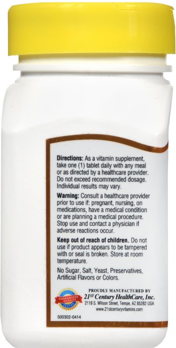 B-100 Complex PROLONGED RELEASE 60CT 0.4 mg Tab 60 By 21st Centur