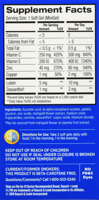Preservision Areds 2 Supplement Formula Softgels - 90 Count
