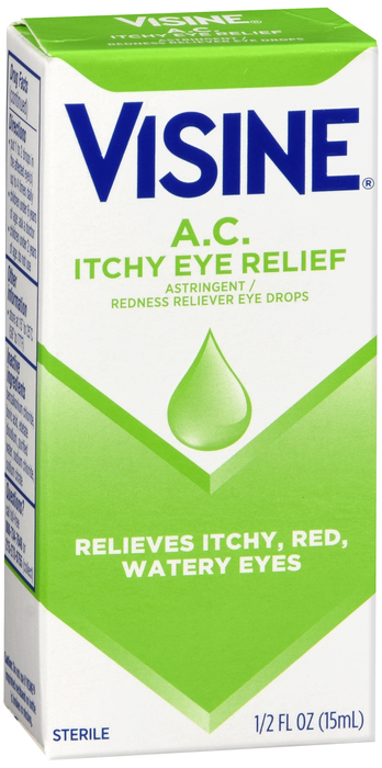 Visine A.C. Astringent/Redness Reliever Eye Drops - 0.5 Oz By J&