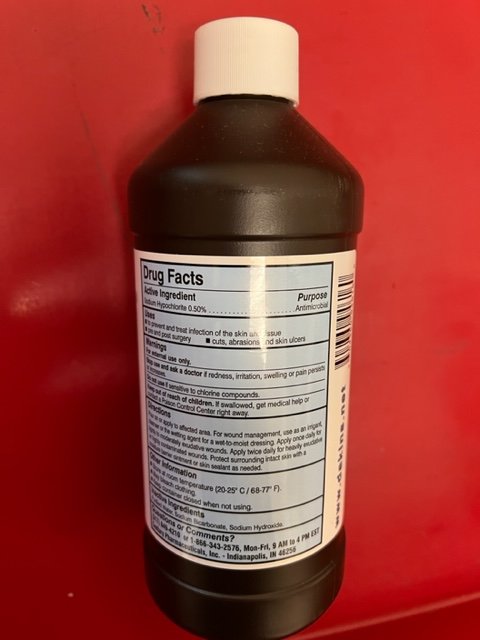 Dakins Full Strength Antiseptic Solution 0.5% 16 Oz BY Century Pharma USA