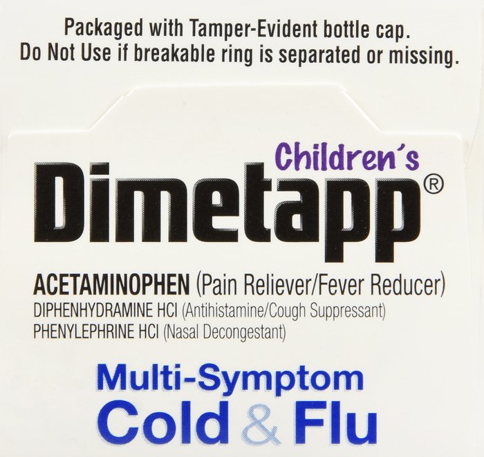 Dimetapp Child M/S Cold Flu Liquid 4 oz