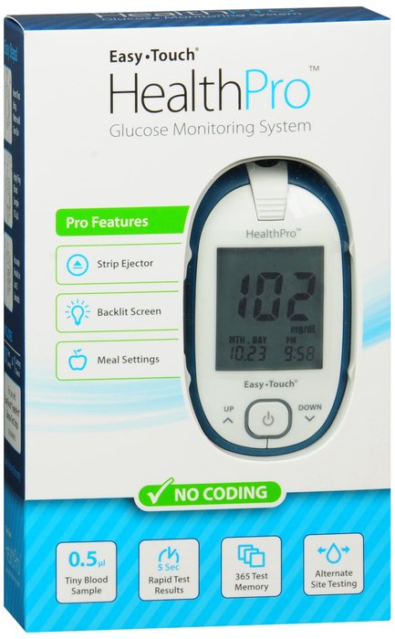Easytouch Healthpro Meter Kit w Backlit