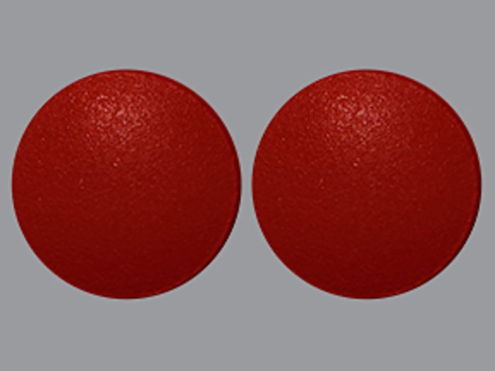 Ferrous Sulfate 325 mg Tab 100 Red UD BP by Major Pharma