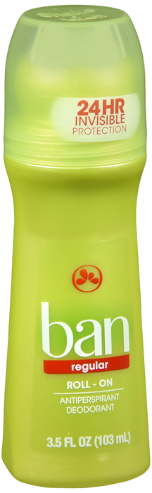 Ban Roll On Regular 3.5 oz ANTIPERSPIRANT DEODORANT REGULAR