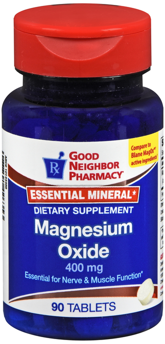 GNP MGO Magnesium Oxide 400mg Tablet 90Ct