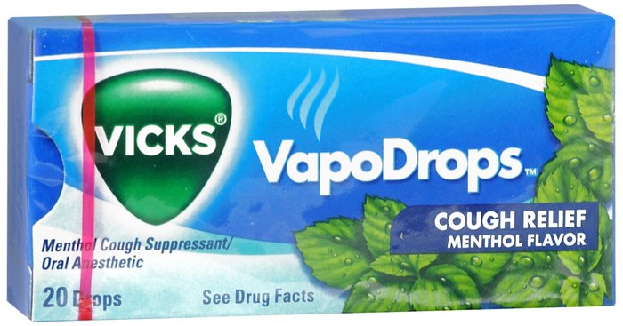 Vicks Cough Drop Box Menthol 20X20 Count By Procter & Gamble Dist